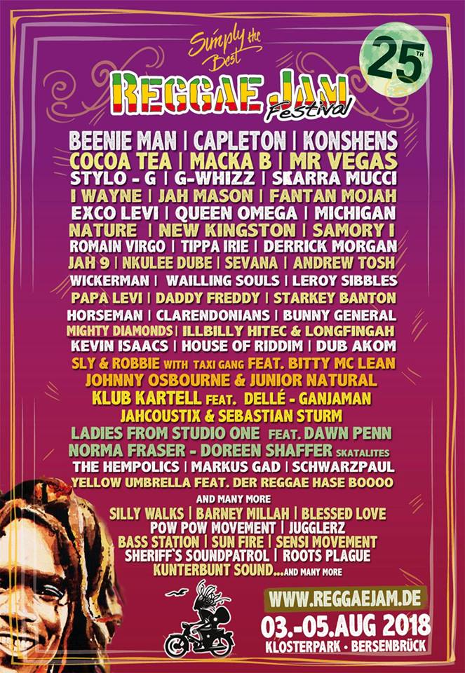 25 Jahre Reggae Jam – Das bietet das Jubiläumsfestival | Rune Fleiter ...
